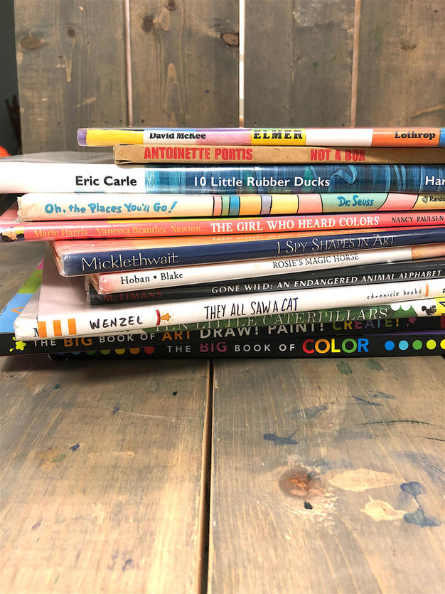 Art Books for Kids- Elements of Art: Textures - Forget Him Knot