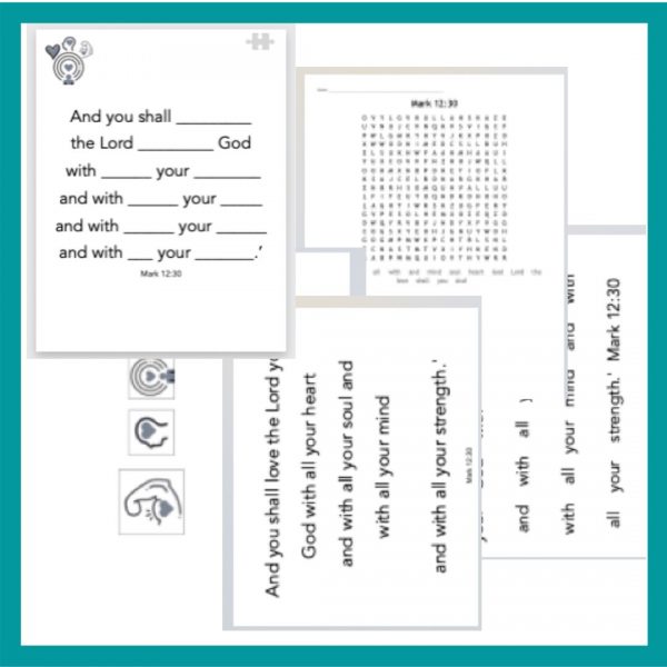 Kids Bible Memory Verse Bundles of Printables - Forget Him Knot
