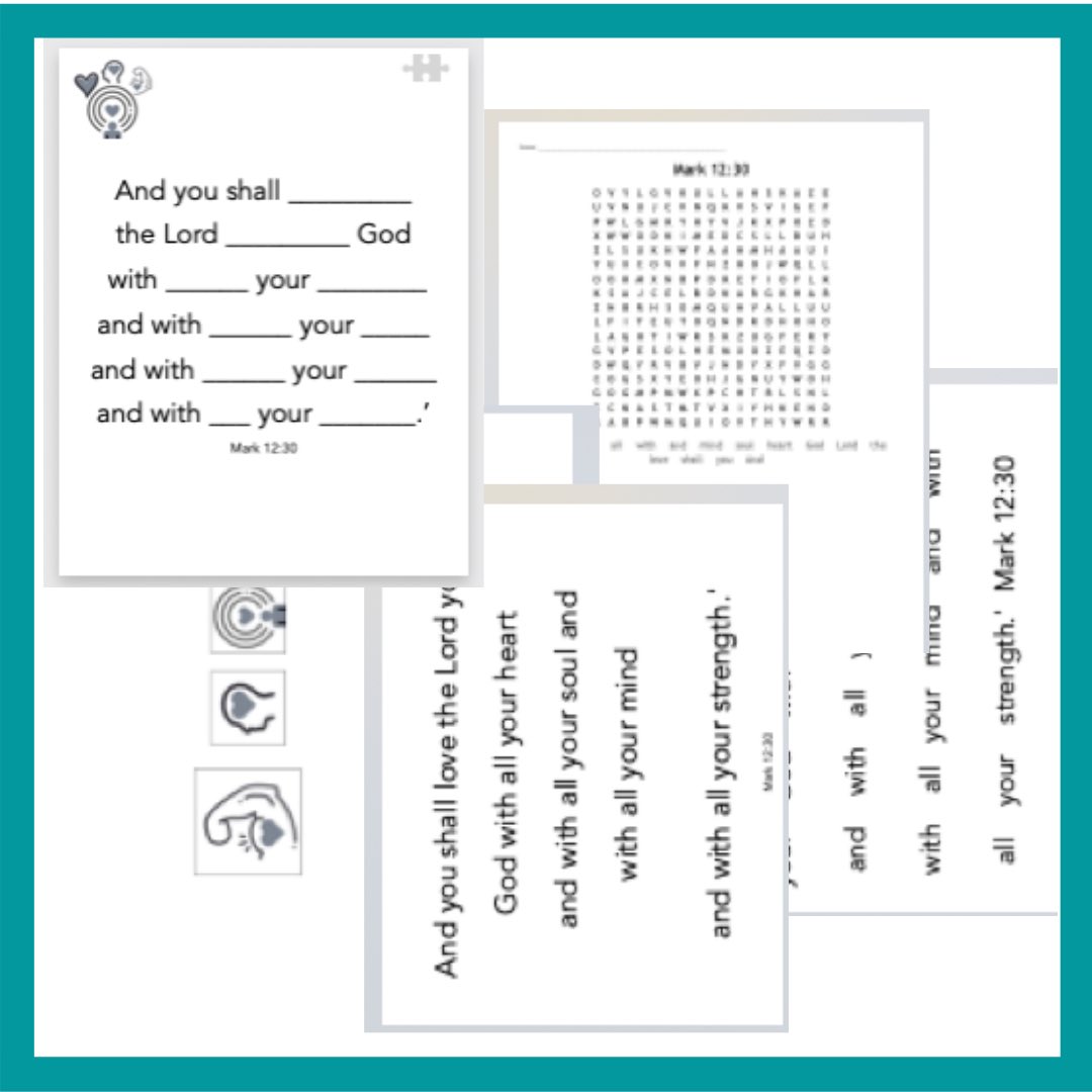 Kids Bible Memory Verse Bundles of Printables - Forget Him Knot