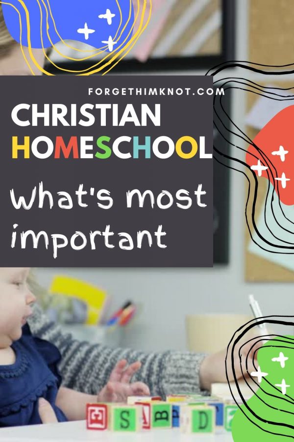 Christian Homeschool Moms- Encouragement and Ideas - Forget Him Knot