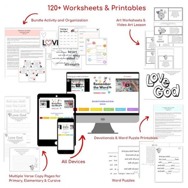 Bible Memory Verse Station Home Bible Time for Kids - Forget Him Knot