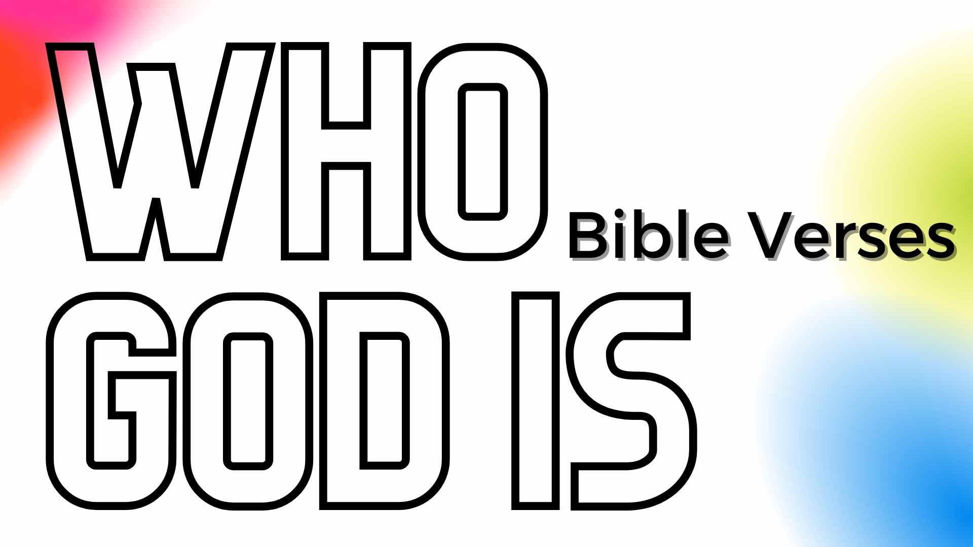 Who God Is Bible Verses- The Names of - Forget Him Knot