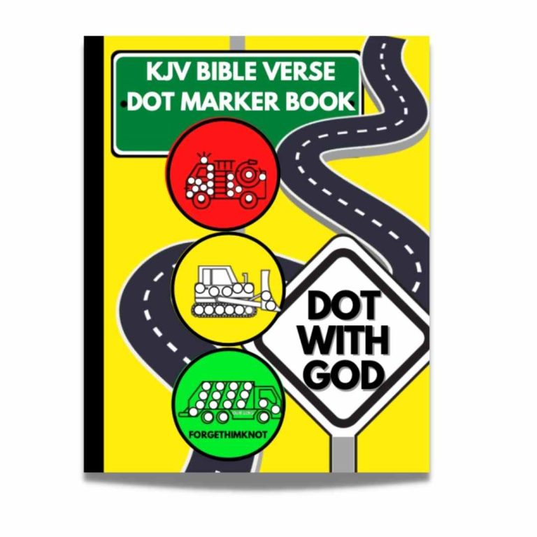 Kids Bible Verse Dot Marker Printables - Forget Him Knot