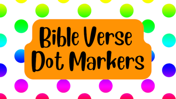 Bible Verse Dot Markers Books for Kids - Forget Him Knot