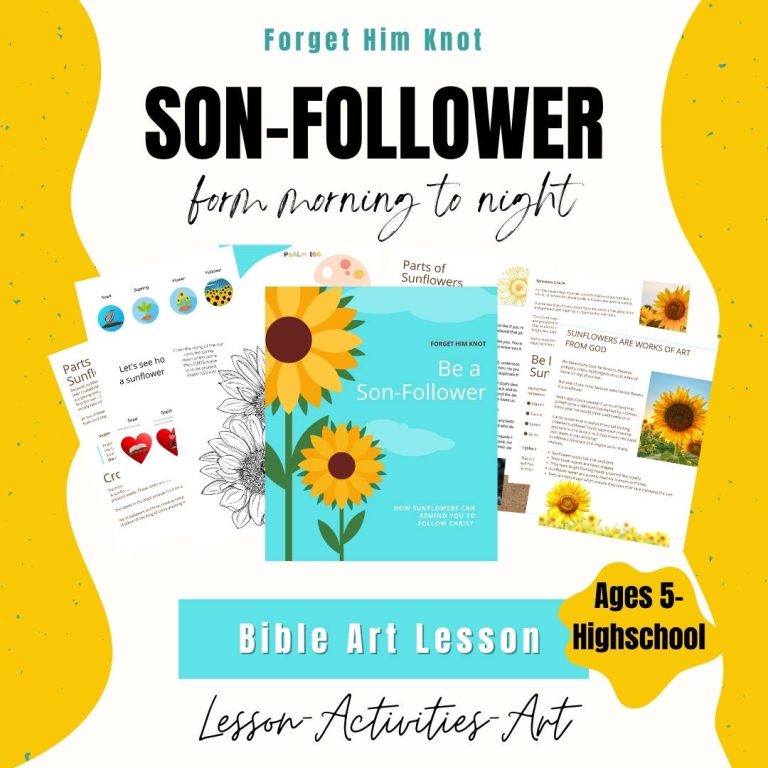 Son-Followers Bible Art Lesson - Forget Him Knot