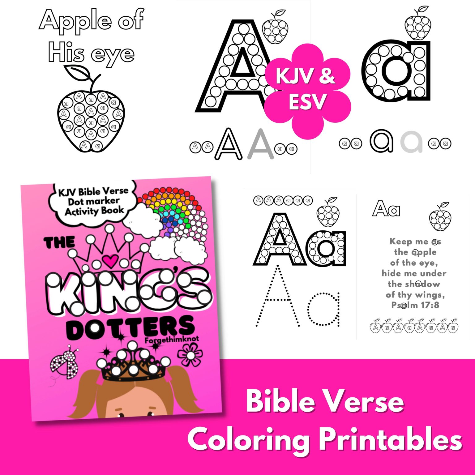 Bible Verse Coloring Printables for Kids - Forget Him Knot