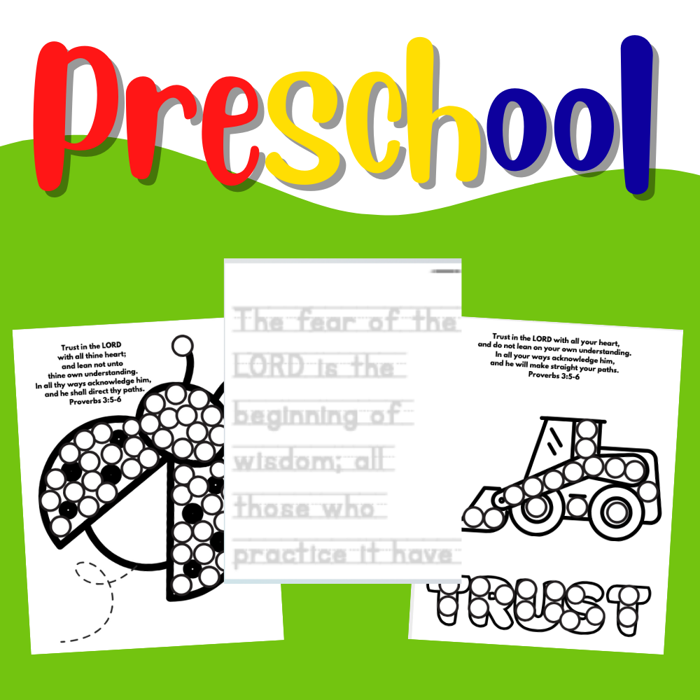 Christian Preschool Printables - Forget Him Knot