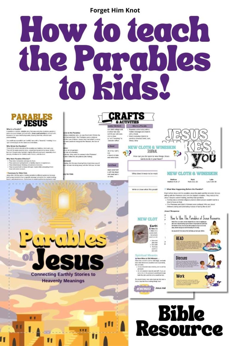 The Parables of Jesus for Kids - Forget Him Knot