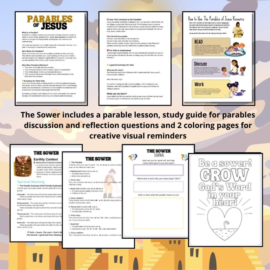 The Parables of Jesus for Kids - Forget Him Knot